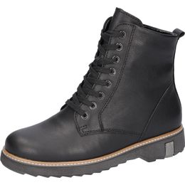 Waldläufer WALDLÄUFER Damen Schnürstiefelette "KITOMI", Gr. 4,5schwarz, Nappaleder, unifarben, Basic, Schuhe, Schnürboots, Bequemschuh, Komfortweite K