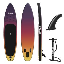 YEAZ Inflatable SUP-Board "SUP Board SUNSET BEACH - EXOTRACE PRO -", lila, Wassersportboards