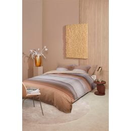 Bettw&auml;sche Beddinghouse "Millenial", rot, B/L: 155cm x 220cm, 1 Stk., 1 Stk., Mako-Satin, B/L: 80cm x 80cm, 2 Stk., Mako-Satin, Obermaterial: 100% Baumwolle, Bettw&auml;sche, Bettw&auml;sche