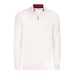 Felix Hardy Pullover Herren Gr&ouml;&szlig;e XL ecru / rot
