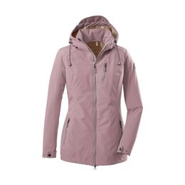 G.I.G.A. by Killtec Softshelljacke "Solena", Damen, Gr. 36, lila (orchidee), Oberstoff: Oberseite: 100% Polyester, Rückseite: 100% Polyester, Futter: 100% Polyester, G.I.G.A. DX BY KILLTEC, Jacken, Wasserabweisend, 2-Wege-Reißverschluss, abnehmbare Kapuze