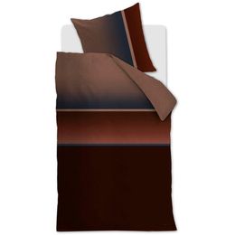 Bettw&auml;sche Beddinghouse "Beddinghouse Kian", rot, B/L: 135cm x 200cm, 1 Stk., 1 Stk., Mako-Satin, B/L: 80cm x 80cm, 2 Stk., Mako-Satin, Obermaterial: 100% Baumwolle, Bettw&auml;sche, Bettw&auml;sche