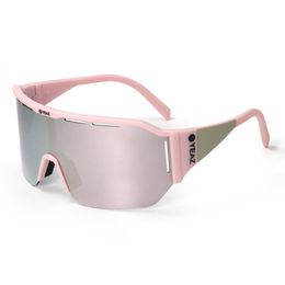 YEAZ Damen Sportbrille "Sport-Sonnenbrille Black/Silver SUNVIBE"rosa, rosa, Sonnenbrillen