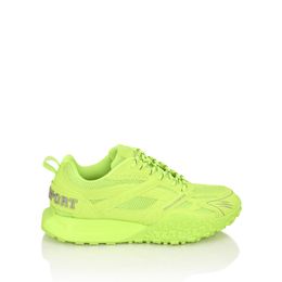 Plein Sport Damen Sneaker "URBAN SPRINTER", Gr. 4229, gelbfluo, Schuhe