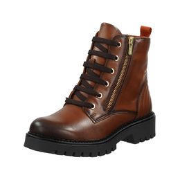 Pikolinos Damen Schn&uuml;rstiefelette "Pikolinos Stiefelette Leder", Gr. 40, braun, Leder, Schuhe
