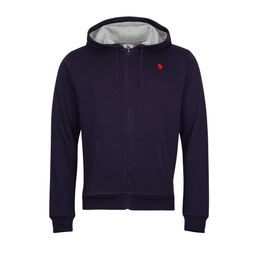 U.S. Polo Assn. Zip-Up Hoodie male size XL Dark blue / Red