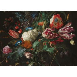 Leinwandbild Art for the home "Vase of Flowers, Ausschnitt, Jan Davidsz de Heem", bunt (farbe bild(er): mehrfarbig), B:100cm H:60cm, Bilder, Leinwandbild, Blumen in einer Vase 70 x 100 cm