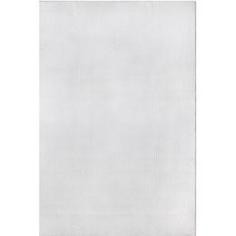 Designteppich OTTO HOME, B:200cm H:8mm L:280cm, wei&szlig;, Polyester, Teppiche, "Zoelle 3D Optik/Hoch-Tief Effekt", mit Anti-Rutsch-R&uuml;cken, angenehm