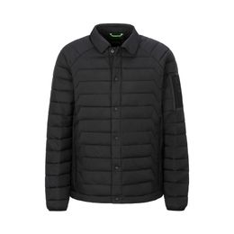 BOSS Green Herren Steppjacke "J Taranis", schwarz, Gr. M, unifarben, Web, Obermaterial: 100% Polyester, Jacken, reflektierende Details