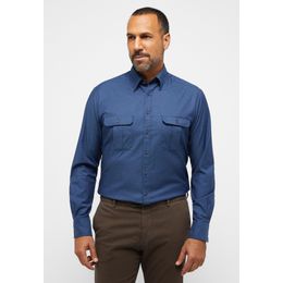 Eterna Herren Langarmhemd "MODERN FIT"denim, Gr. 46, Twill, 100% cotton, Hemden