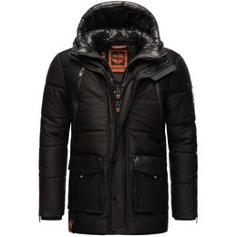 STONE HARBOUR Herren Winterjacke "Mitjaa", schwarz, Gr. XXL, Oberstoff:100% Polyester; Futter: 100% Nylon; Wattierung: 100% Polyester; &Auml;rmelfutter:
