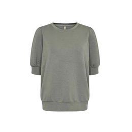 soyaconcept Damen Langarmhemd "Soya Concept Shirt SC-BANU"7390 misty, Gr. XS, Obermaterial: 48% Modal, 48% Polyester, 4% Elasthan, Hemden