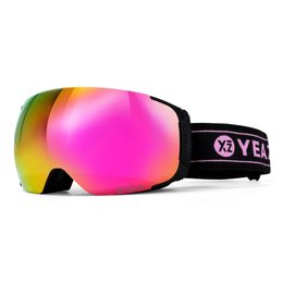 YEAZ Skibrille "Ski- und Snowboard-Brille TWEAK-X", pink, Sportbrillen