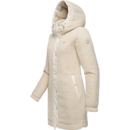 Ragwear Damen Outdoorjacke "Cousy", beige, Gr. 5XL, Obermaterial: 100% Polyester; Innenfutter: 100% Polyester, Jacken, flauschige &Uuml;bergangsjacke mit