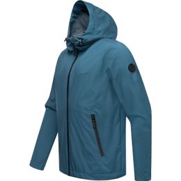 Ragwear Herren Softshelljacke "Shellwie", blau, Gr. L, Obermaterial: 100% Polyester; Futter: 100% Polyester, Jacken, Wasserdichte Herren