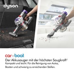 Dyson Akku-Handstaubsauger "Car+Boat ", B:13,1cm H:20,6cm T:33,1cmsilber, Akkusauger