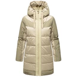 Navahoo Damen Steppjacke "Samtk&auml;tzchen", grau, Gr. L, Obermaterial 1: 100% Polyester; Obermaterial 2: 95% Polyester, 5% Elasthan; Futter: 100%