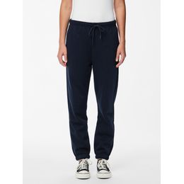 Jogginghose Pieces "PCCHILLI HW SWEAT PANTS NOOS BC", Damen, Gr. L (40), N-Gr, blau (sky captain), Web, Obermaterial: 50% Baumwolle, 50% Polyester, unifarben, regular fit normal, Hosen Jogginghose
