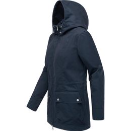 Ragwear Damen Outdoorjacke "Monadetta A", blau, Gr. M, Obermaterial: 65% Polyester, 35% Baumwolle; Innenfutter: 100% Polyester, Jacken, Leichte