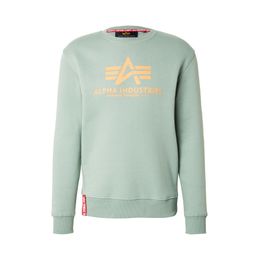 Alpha Industries Sweatshirt Herren Gr&ouml;&szlig;e S mint / orange