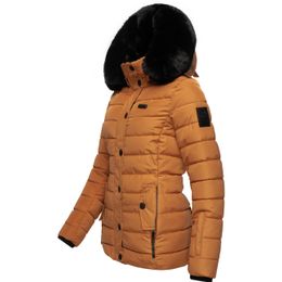 Navahoo Damen Steppjacke "Milianaa", gelb, Gr. S, Oberstoff: 100% Polyester; Futter: 100% Polyester; Wattierung: 100% Polyester; &Auml;rmelfutter: 100%
