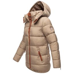 Navahoo Damen Winterjacke "Wattew&ouml;lkchen", grau, Basic, Gr. XS, Obermaterial: 100% Polyester; Futter: 100% Polyester; &Auml;rmelfutter: 100% Polyester;