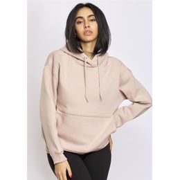 FRESHLIONS Damen Kapuzensweatshirt "Balina", braun, Gr. XL, unifarben, 65% Baumwolle, 35% Polyester, Sweatshirts, mit elastischen B&uuml;ndchen