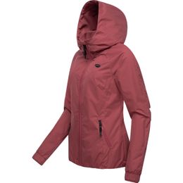 Ragwear Damen Outdoorjacke "Dizzie", rosa, Gr. S, Au&szlig;enmaterial: 100% Polyester; Innenfutter: 100% Polyester, Jacken, Wasserdichte &Uuml;bergangsjacke mit