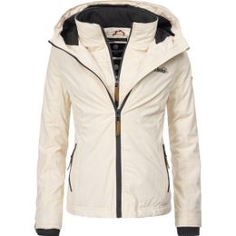 Marikoo Damen Outdoorjacke "Erdbeere", braun, Gr. M, clean, Oberstoff: 100% Polyester; Futter: 100% Polyester; Wattierung: 100% Polyester;