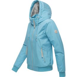 Ragwear Damen Bomberjacke "Oggie Warm YOUMODO", blau, Gr. S, Obermaterial: 100% Polyester. Innenfutter: 100% Polyester. Wattierung: 100% Polyester,