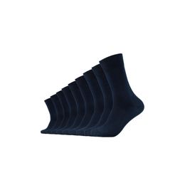 Socken Camano "comfort", Damen, Gr. 39-42, blau (navy), Baumwollmischung, unifarben, normal, Socken, mit verstärktem Fersen- und Zehenbereich