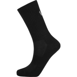 Socken WHISTLER "Journey", Herren, Gr. 35/38, schwarz, 52% Wolle, 26% Polyacryl, 18% Polyester, 4% Elasthan, unifarben, Socken, mit atmungsaktiver Funktion