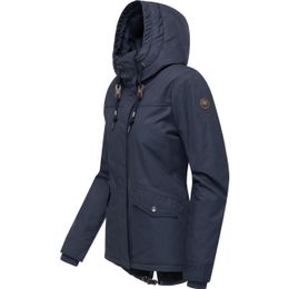 Ragwear Damen Winterjacke "Parkker Warm YOUMODO"navy, Gr. M, Obermaterial: 65% Polyester, 35% Baumwolle; Innenfutter: 100% Polyester; Wattierung: