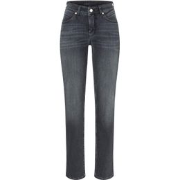 Stretch-Jeans MAC "Melanie", Damen, Gr. 48, Länge 30, commercial grau wash, Denim/Jeans, Obermaterial: 92% Baumwolle, 6% Polyester, 2% Elasthan, figurbetont normal, Jeans, Gerade geschnitten, Topseller