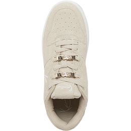Karl Kani Damen Trainingsschuh "Karl Kani 89 Up Logo PRM", Gr. 40,5beige, wei&szlig;, Leder, Schuhe