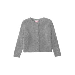 STACCATO Strickjacke M&auml;dchen Gr&ouml;&szlig;e 104/110 graumeliert