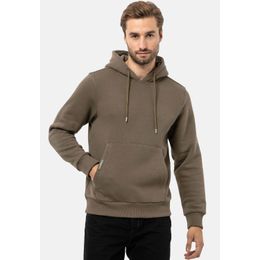 Cipo & Baxx Sweatshirt CIPO & BAXX "Sweatshirts", Herren, Gr. L, gr&uuml;n (khaki), 70% Baumwolle, 30% Polyester, unifarben, Basic, regular fit normal, Rippb&uuml;ndchen, Sweatshirts Sweatshirt, mit Kapuze, CL557