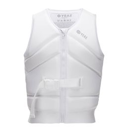 YEAZ Schwimmweste "Neoprenweste mit Gurt NEOVEST PRO", S, wei&szlig;, Schwimmwesten