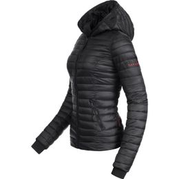 Navahoo Damen Steppjacke "Kimuk", schwarz, Gr. XXL, Obermaterial: 100% Nylon; Futter: 100% Polyester; Wattierung: 100% Polyester; &Auml;rmelfutter: 100%