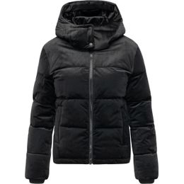 Ragwear Damen Steppjacke "Roobie Velvet YOUMODO", schwarz, Gr. XXXL, Obermaterial: 100% Polyester. Wattierung: 100% Polyester. &Auml;rmelfutter: 100%