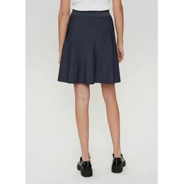 N&uuml;mph N&Uuml;MPH Damen Midirock "N&uuml;mph Skirt NULILLYPILLY"granit grau mel, Gr. XXL, Obermaterial: 54% Viskose, 46% Polyamid, R&ouml;cke