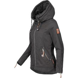 Navahoo Damen Outdoorjacke "Wekoo", schwarz, Gr. M, Oberstoff: 100% Baumwolle; Futter: 100% Polyester; &Auml;rmelfutter: 100% Polyester, Jacken, moderner