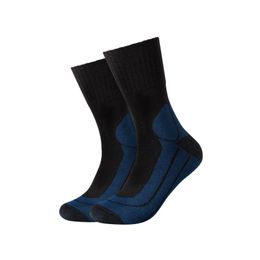 Funktionssocken Camano "function", Herren, Gr. 43-46, blau (navy), Materialmix, mehrfarbig, meliert, normal, Socken, mit Komfortbund
