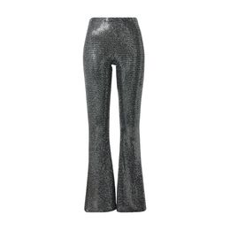 Nasty Gal Hose Damen Gr&ouml;&szlig;e 38 schwarz / silber