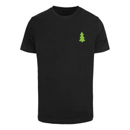 Merchcode T-Shirt 'Christmas Vibes' Herren Gr&ouml;&szlig;e 5XL gr&uuml;n / rot / schwarz