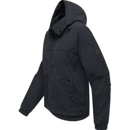 Ragwear Damen Outdoorjacke "Cerys", schwarz, Gr. S, Obermaterial: 100% Nylon; Innenfutter: 100% Polyester, Jacken, kurze Damen &Uuml;bergangsjacke mit