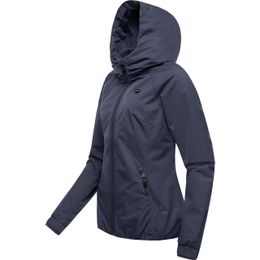Ragwear Damen Outdoorjacke "Dizzie Tech", blau, Gr. XL, Obermaterial: 100% Polyester; Innenfutter: 100% Polyester, Jacken, Wasserdichte Damen