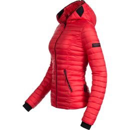 Navahoo Damen Steppjacke "Kimuk", rot, Gr. S, Obermaterial: 100% Nylon; Futter: 100% Polyester; Wattierung: 100% Polyester; &Auml;rmelfutter: 100%