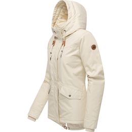 Ragwear Damen Winterjacke "Parkker Warm YOUMODO", beige, Gr. XXL, Obermaterial: 65% Polyester, 35% Baumwolle. Innenfutter: 100% Polyester.