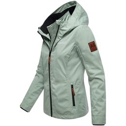 Marikoo Damen Outdoorjacke "Erdbeere", gr&uuml;n, Gr. XXL, Obermaterial: 100% Polyester. Innenfutter: 100% Polyester. &Auml;rmelfutter: 100% Polyester.